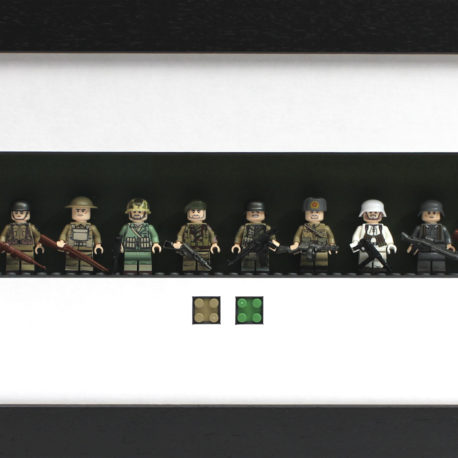 Lego™ custom WW2 Military – 10 Minifigures – Red Square Brick